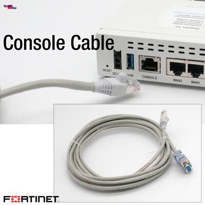New Cable for Fortinet Console RJ45 RS-232 5m FortiMail Putty | eBay