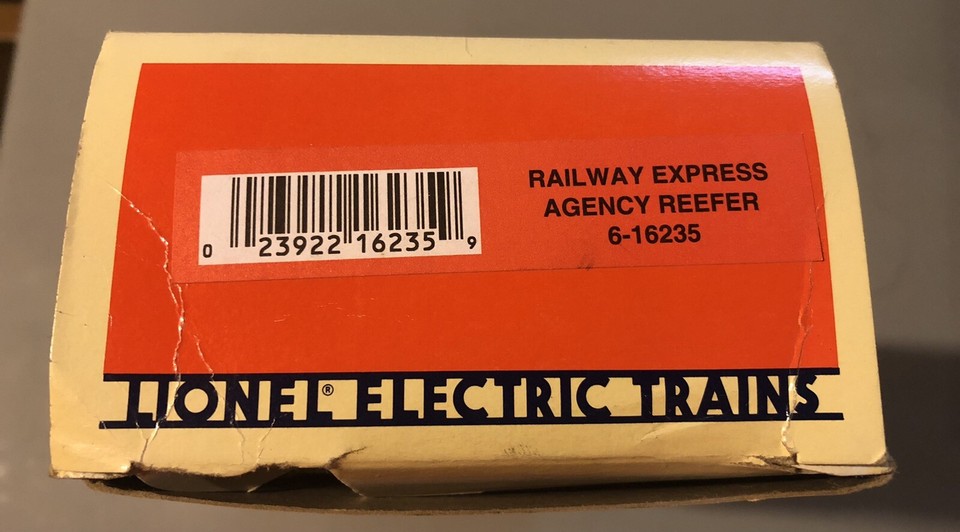 VINTAGE O GAUGE LIONEL RAILWAY EXPRESS AGENCY (REA) REEFER 6-16235 | eBay