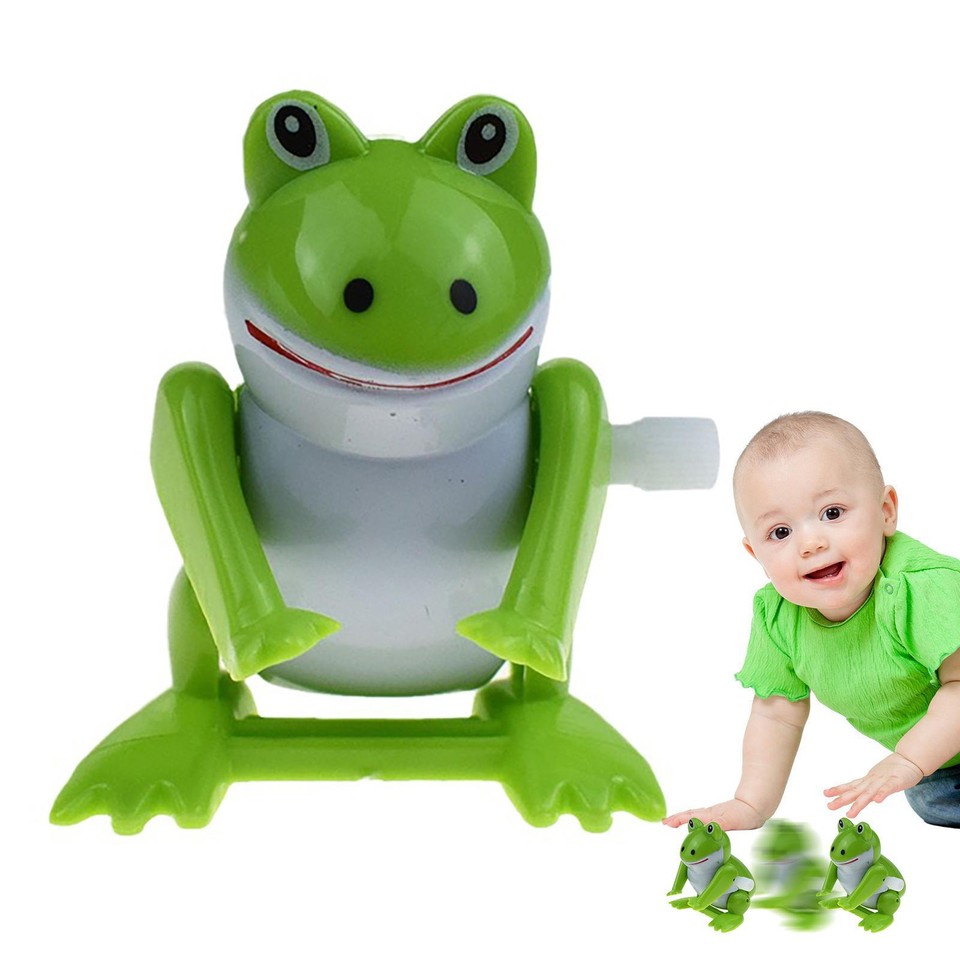 Wind Up Frog Toy Cute Clockwork Jumping Frog Toys Interesting ...