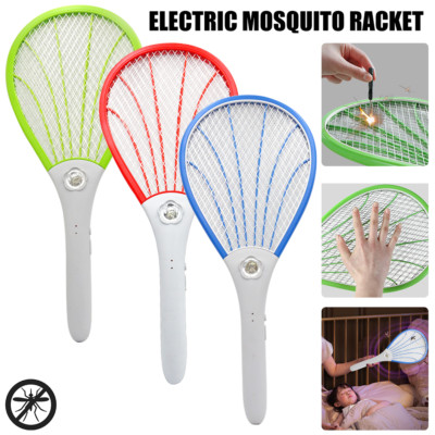 Electric Fly Insect Swatter Swat Bug Mosquito Wasp Zapper Killer ...