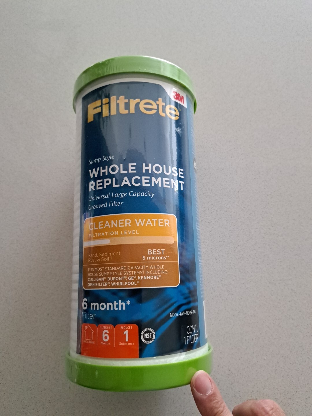 Filtrete 4WH-HDGR-F01 Whole House Sediment Water Filter - - for sale ...