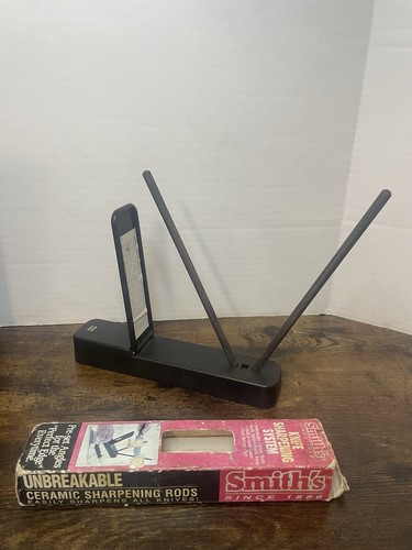 Vintage Smith's Sharpening Sticks Unbreakable Rods Knife Sharpening ...