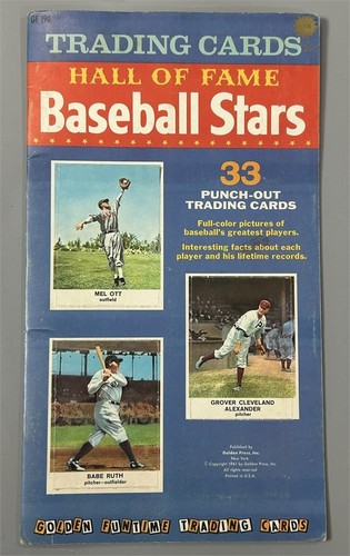 1961 Golden Press Booklet Complete set of 33 Intact cards including Ruth & Cobb | eBay