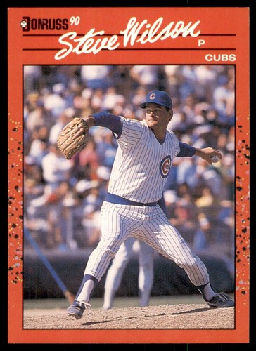 1990 DONRUSS STEVE WILSON CHICAGO CUBS #394 | eBay