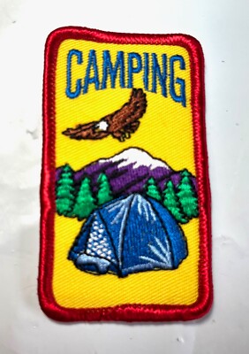 CAMPING Activity Patches (5) Tiger, Cub, or Girl Scout Scout - NEW | eBay