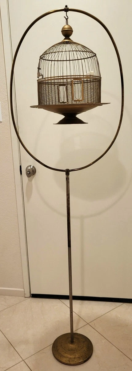 Antique Birdcage With Stand