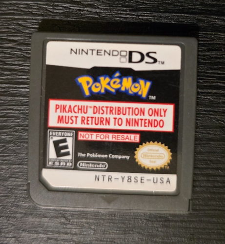 Pokemon Ash's Pikachu Distribution Cartridge NTR-Y8SE-USA Not For ...