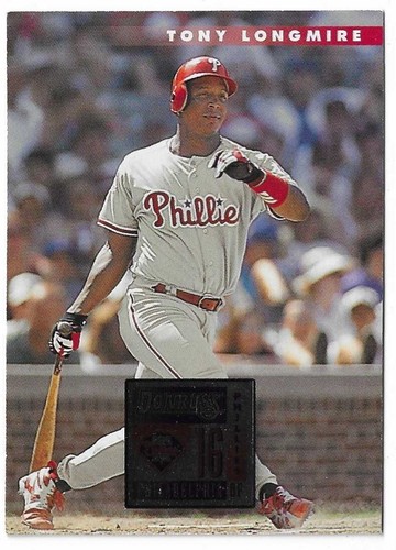 1996 Donruss Baseball Tony Longmire #90 Philadelphia Phillies | eBay