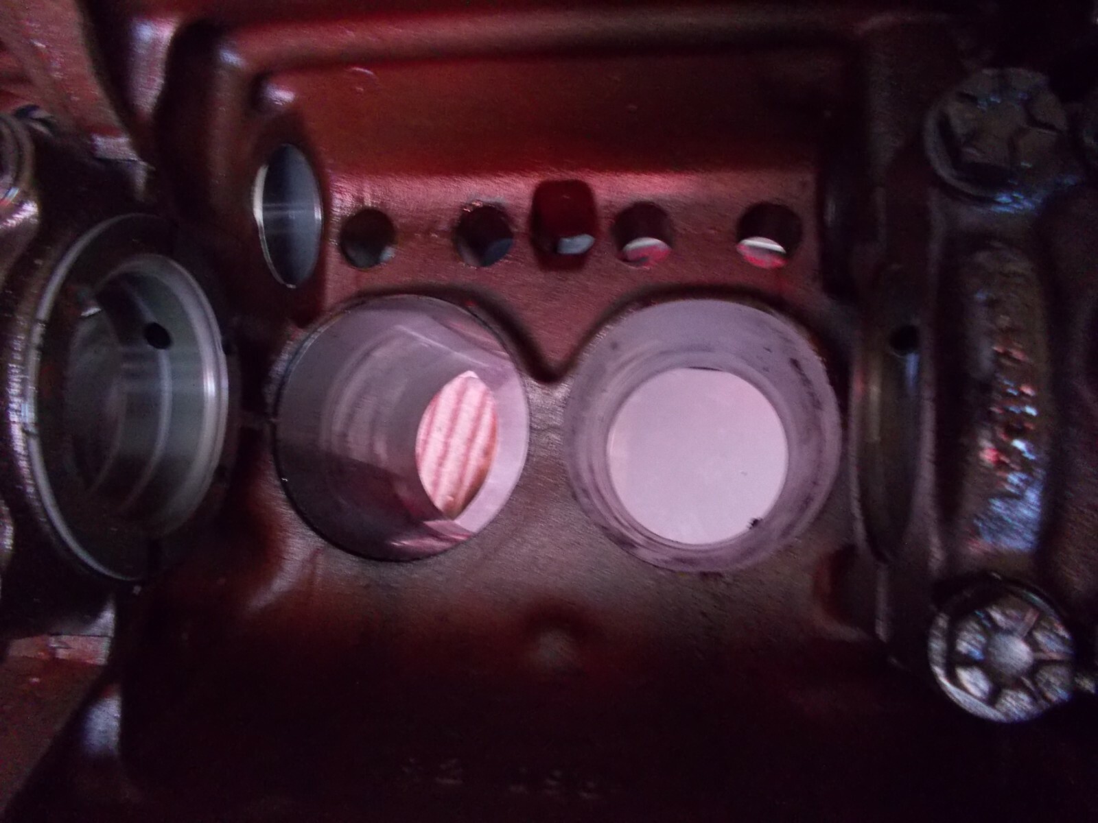 Farmall IH 806 gas Tractor 301 gas engine motor block w/ caps & crater ...