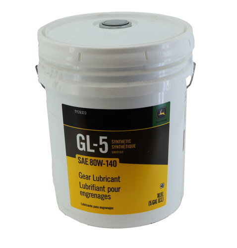 John Deere Original Equipment 80W-140 Synthetic Gear Oil 5 Gallon ...