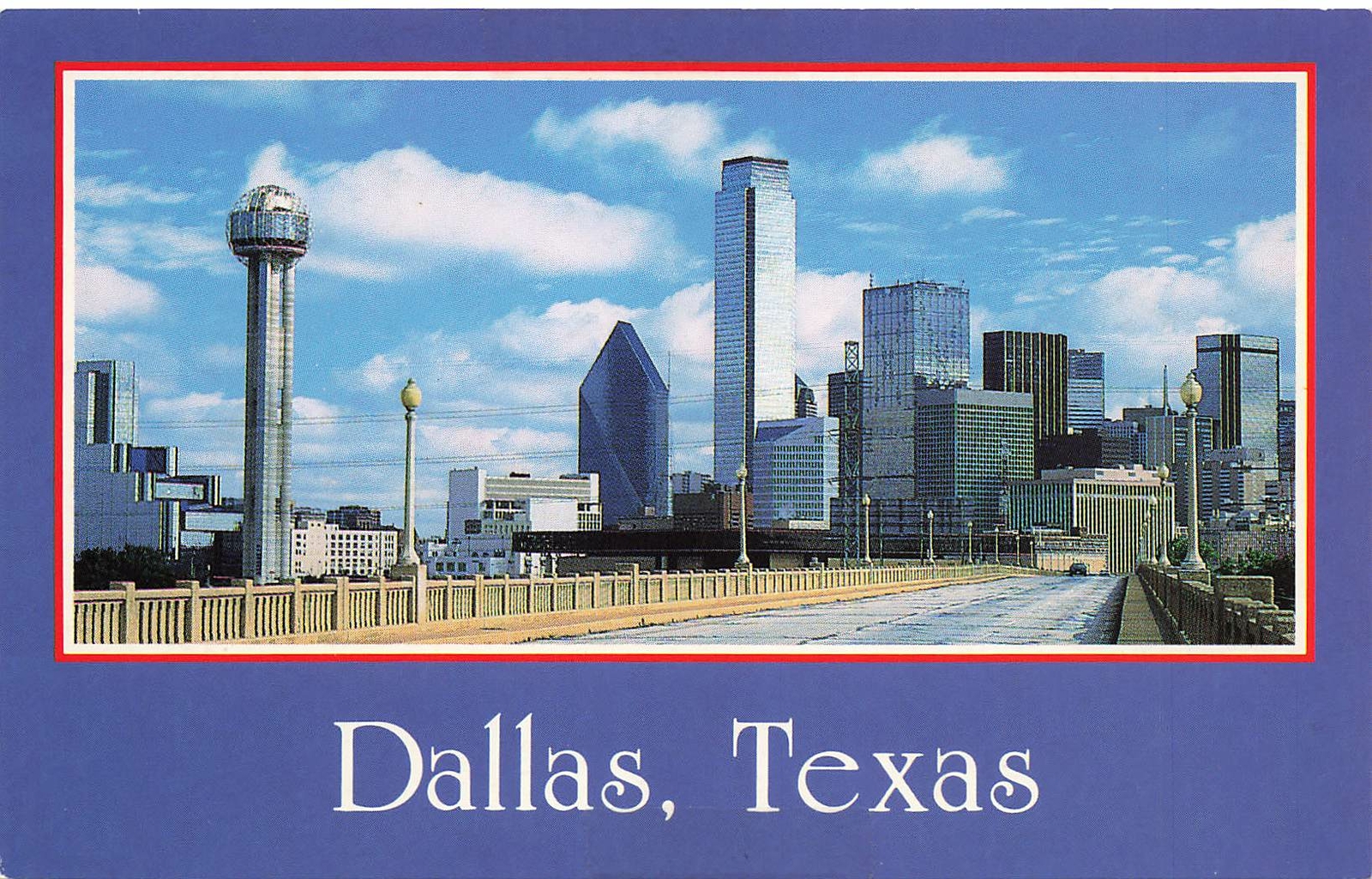 Postcard Dallas, Texas Skyline Vintage Chrome Unposted | eBay