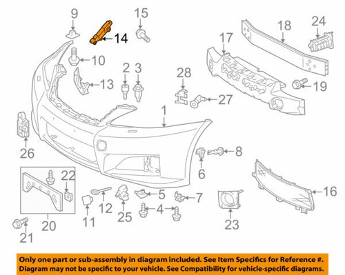 52535-53020 Toyota Retainer, front bumper side, rh 5253553020, New ...