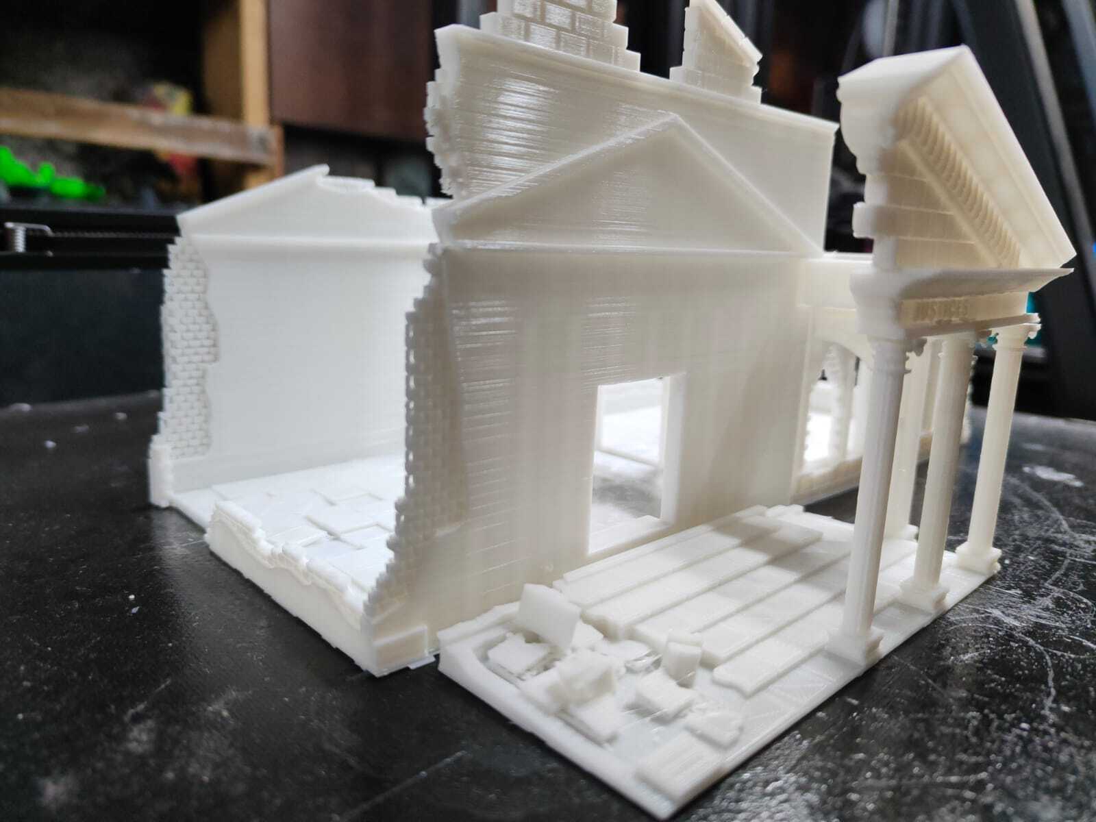 Diorama Courthouse Ww2 1:72 Models Kits Military Building DIY wargame ...