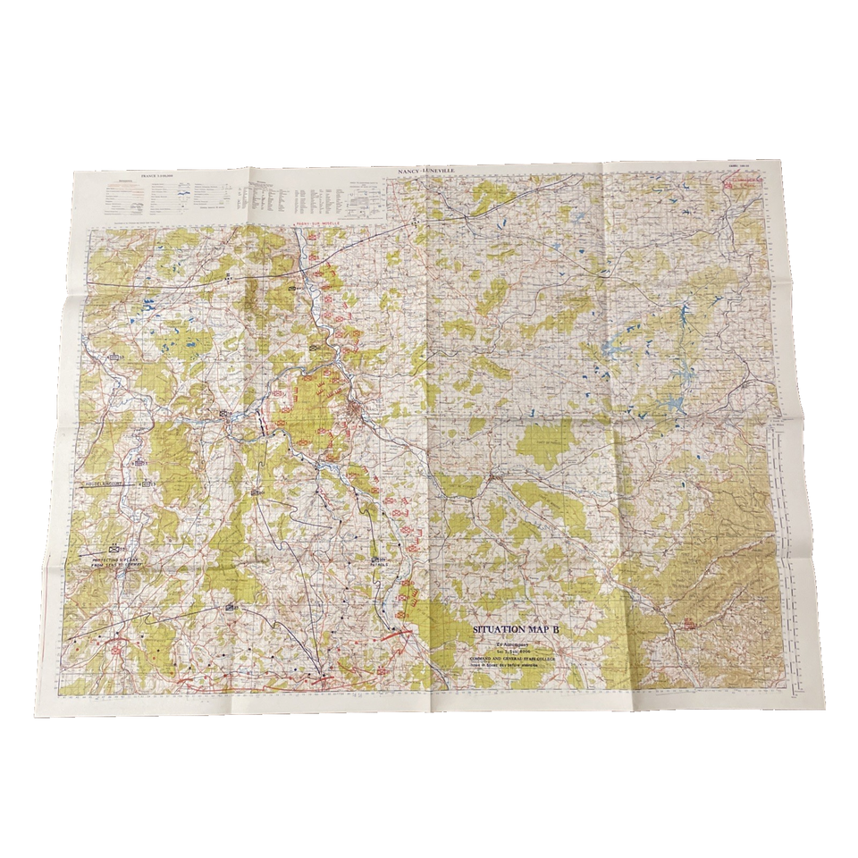 WWII Situation Map C&GSS Lot of 3 France Germany Northwest Europe | eBay