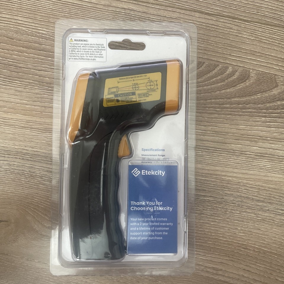 NEW Etekcity Infrared Thermometer Temperature Gun 774 - Digital Heat ...