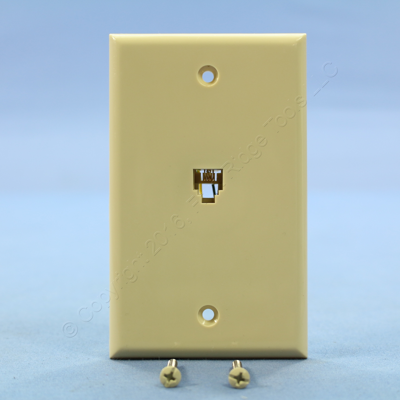 5+Leviton+Ivory+4-wire+Phone+Jack+Wallplates+Rj11+Modular+Telephone+ ...