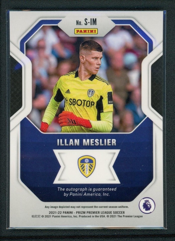 2021-22 ILLAN MESLIER AUTO PANINI PRIZM PREMIER LEAGUE SIGNATURES ...