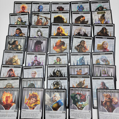 10 Different MTG Planeswalker Emblems - NM/MP - Tokens - Magic MTG FTG ...