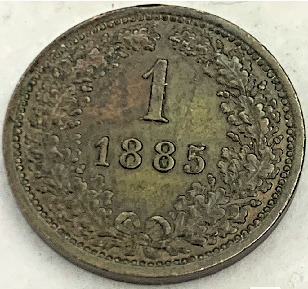 "Exquisite Copper Relic: Franz Joseph I 1885 1 Kreuzer Coin" | eBay