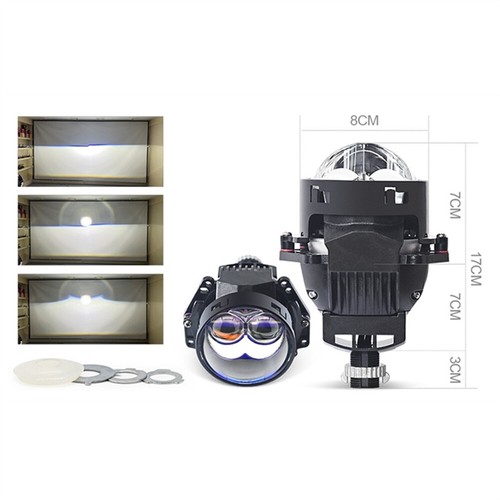 3'' Laser Headlight Bi LED Projector Lens Hi/Low Beam Universal 2pcs | eBay