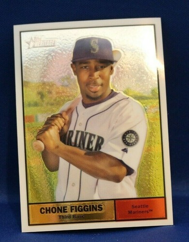 2010 Topps Heritage Chrome (Seattle Mariners) Chone Figgins Baseball ...