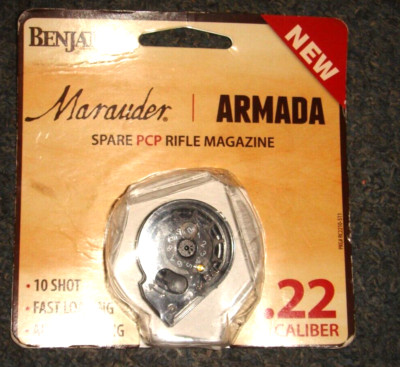 Benjamin Marauder Armada Spare Pistol 10-Shot Magazine .22 Caliber ...