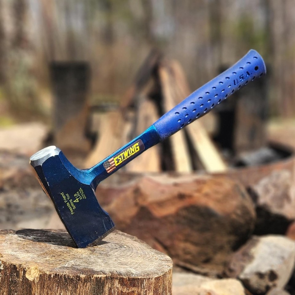ESTWING Special Edition Fireside Friend - Leather 14" Wood Splitting ...