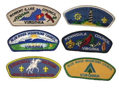 Lot of Virginia Councils 1/2 Dozen BSA CSPs Mint CSP (BHP2161) | eBay
