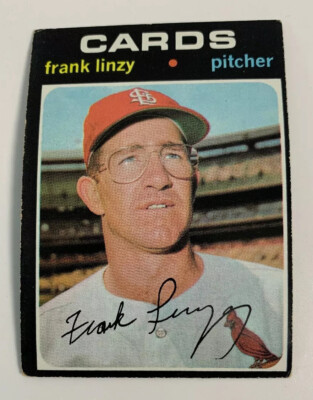 1971 Frank Linzy # 551 St. Louis Cardinals Topps Baseball Card | eBay