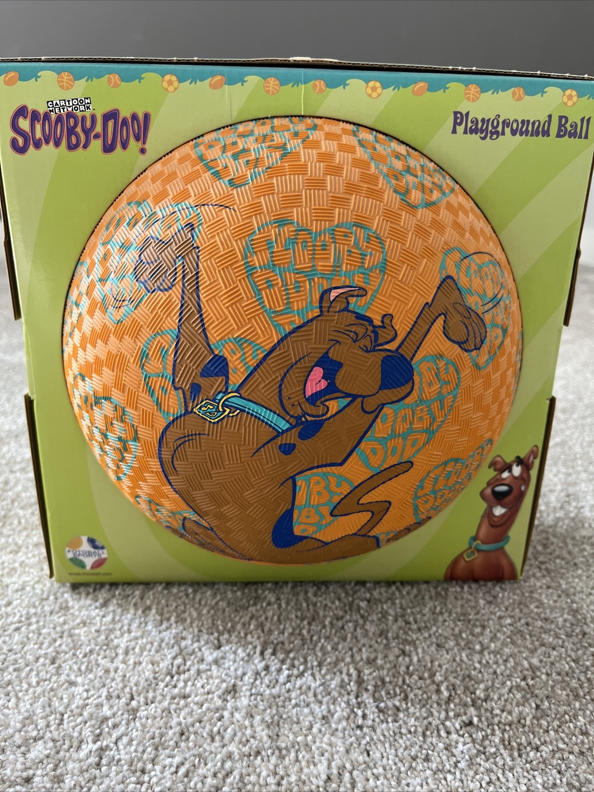 Vintage 2001 Hanna-Barbera Scooby-Doo Kids Kick Ball Fotoball Orange ...