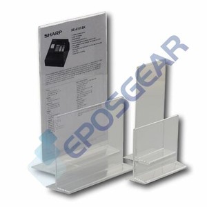 A4 A5 A6 DL Double Sided Acrylic Perspex Menu Sign Display Holder ...