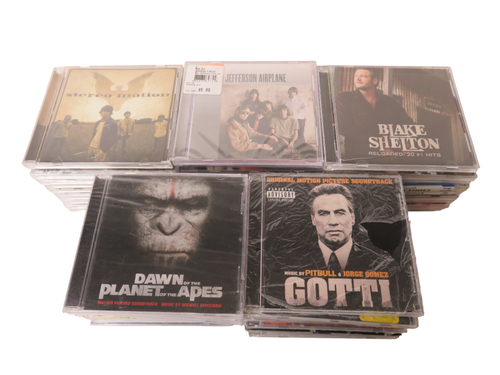 Lot 50 Mixed CD Album with DVD & Various Artists - Free shipping | eBay