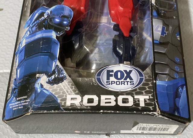 NFL Fox Sports 2009 Robot Team Cleatus Patriots 10" Action Figure for ...