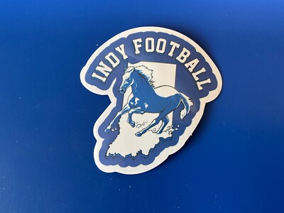 Motorcycle Sticker for Helmets or toolbox #6,126 NFL Indianapolis Colts ...