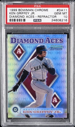 1999 BOWMAN CHROME DIAMOND ACES REFRACTOR #DA11 KEN GRIFFEY JR. PSA 10 | eBay