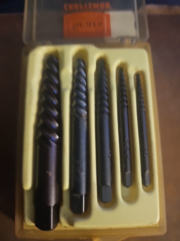 Vintage Sears Craftsman 5 Piece Screw Extractor Set - No. 67372 | eBay