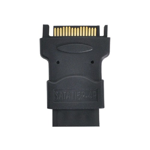 Molex 4-pin IDE 15Pin SATA Male Power Wire to Hard Disk Drive Power ...
