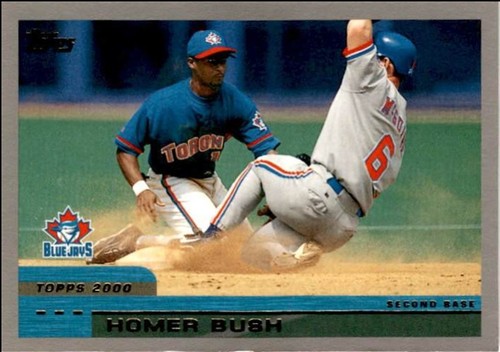 2000 Topps Baseball Card Homer Bush Toronto Blue Jays #28 | eBay