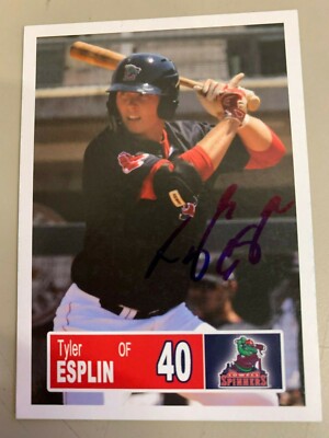 Tyler Esplin 2018 Lowell Spinners Signed Team Card | eBay