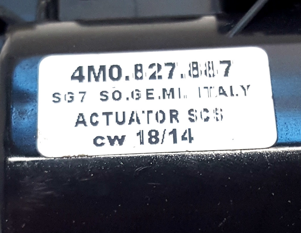 Original Audi Q7 4M Antriebseinheit Motor Zuziehhilfe Heckklappe ...