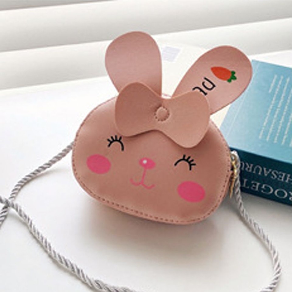 Children Girls Crossbody Bag Cartoon Shoulder Bags Coin Purse Rabbit ...