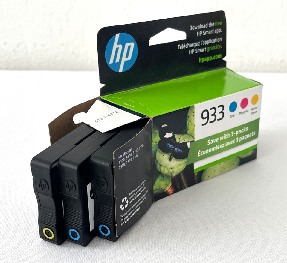 HP Printer Ink Bundle 932 & 933 OfficeJet 6700 - 8 Cartridges | eBay