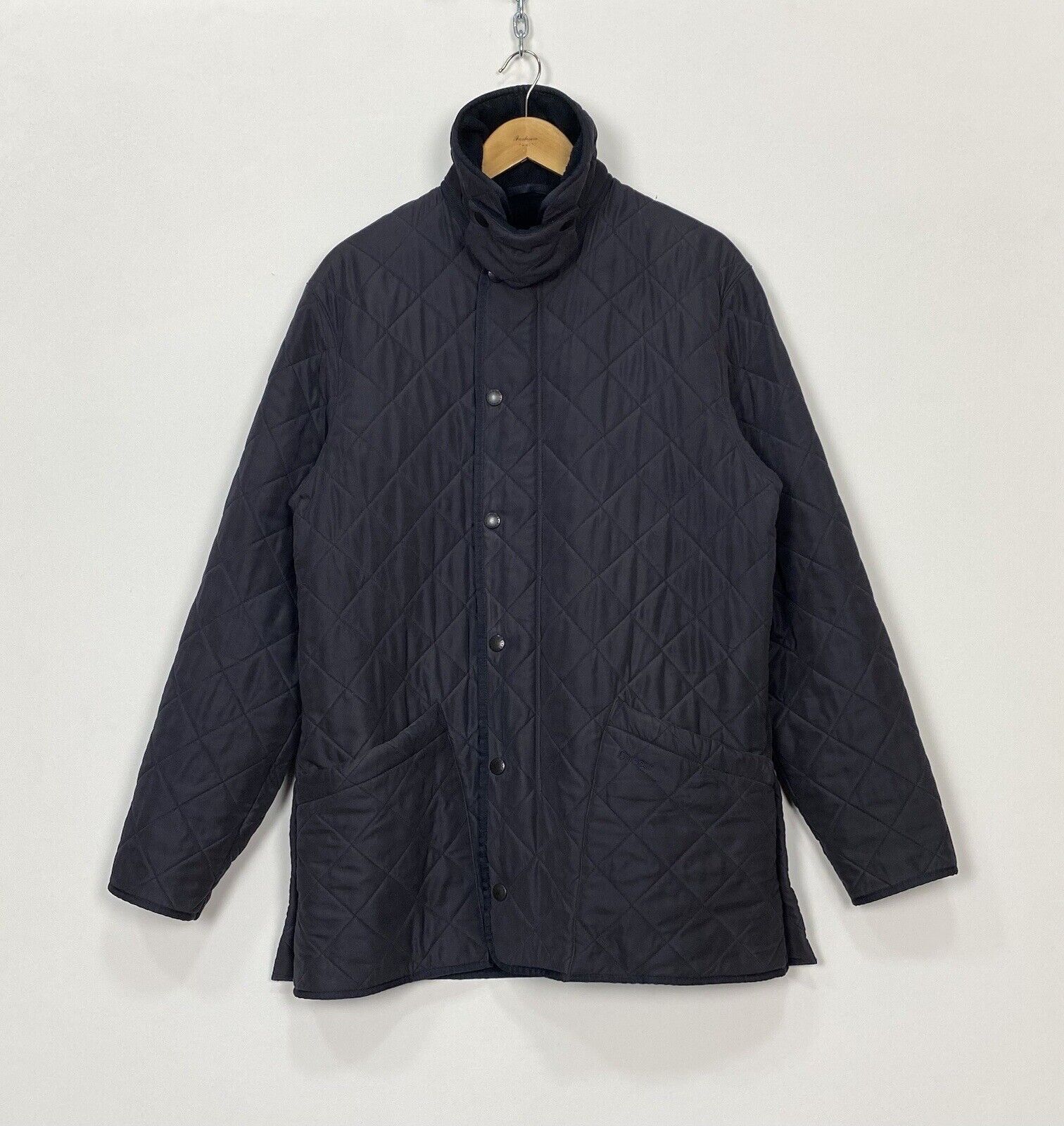 Barbour Microfibre Polarquilt Jacket Navy Blue Men’s … - Gem
