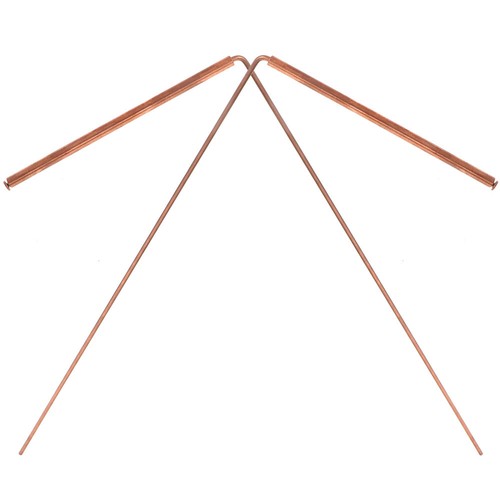 2Pcs Dowsing Rod Copper Divining Rod Flexible Rotation Divining Tool ...