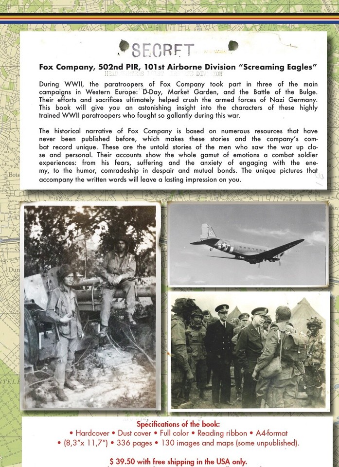 101st Airborne Division "Screaming Eagles", Fox Company, 502nd PIR ...