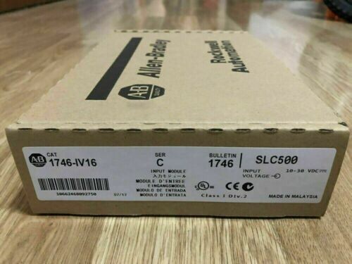 New Factory Sealed AB 1746-IV16 / C SLC 500 DC 16 Point Input Module ...