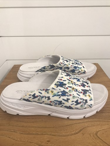 Easy Spirit Emove Comfort Sport Walking Flip Flops Sandals Sz 11 White ...