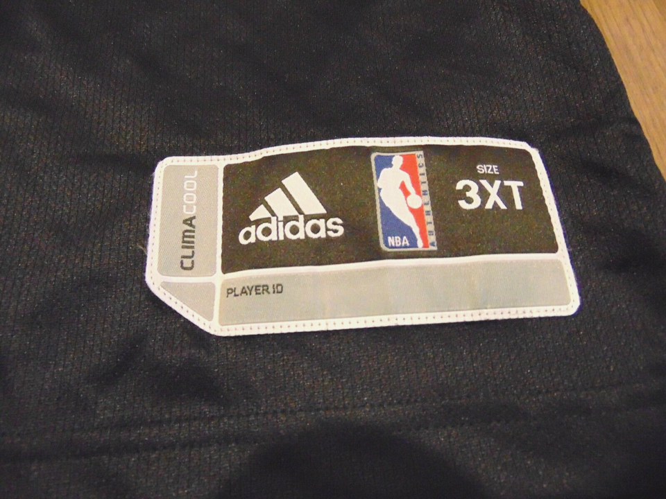 ADIDAS NBA AUTHENTIC SAN ANTONIO SPURS BLACK SHOOTING SHIRT JERSEY SIZE ...