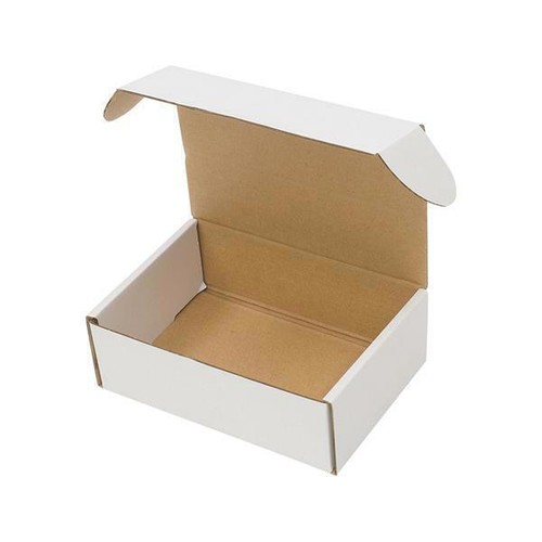 50PCS 6x4x2 " Corrugated Paper Boxes Mailing Packing Shipping Box White ...