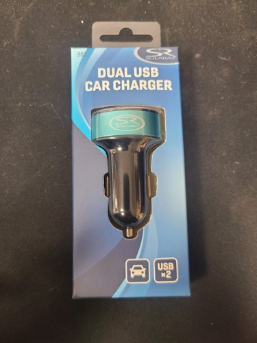 Solaray Double USB Car Charger 3.1A Teal New | eBay